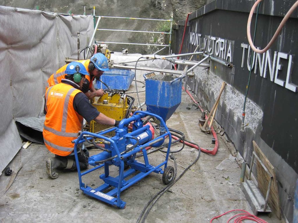 Grouting for soil stabilisation, lifting slabs, structural connections ...